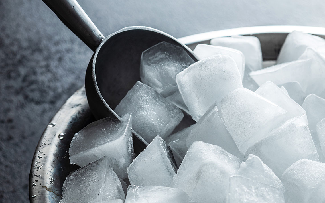 Spiller det noen rolle hvilken form isbitene har? | Smak